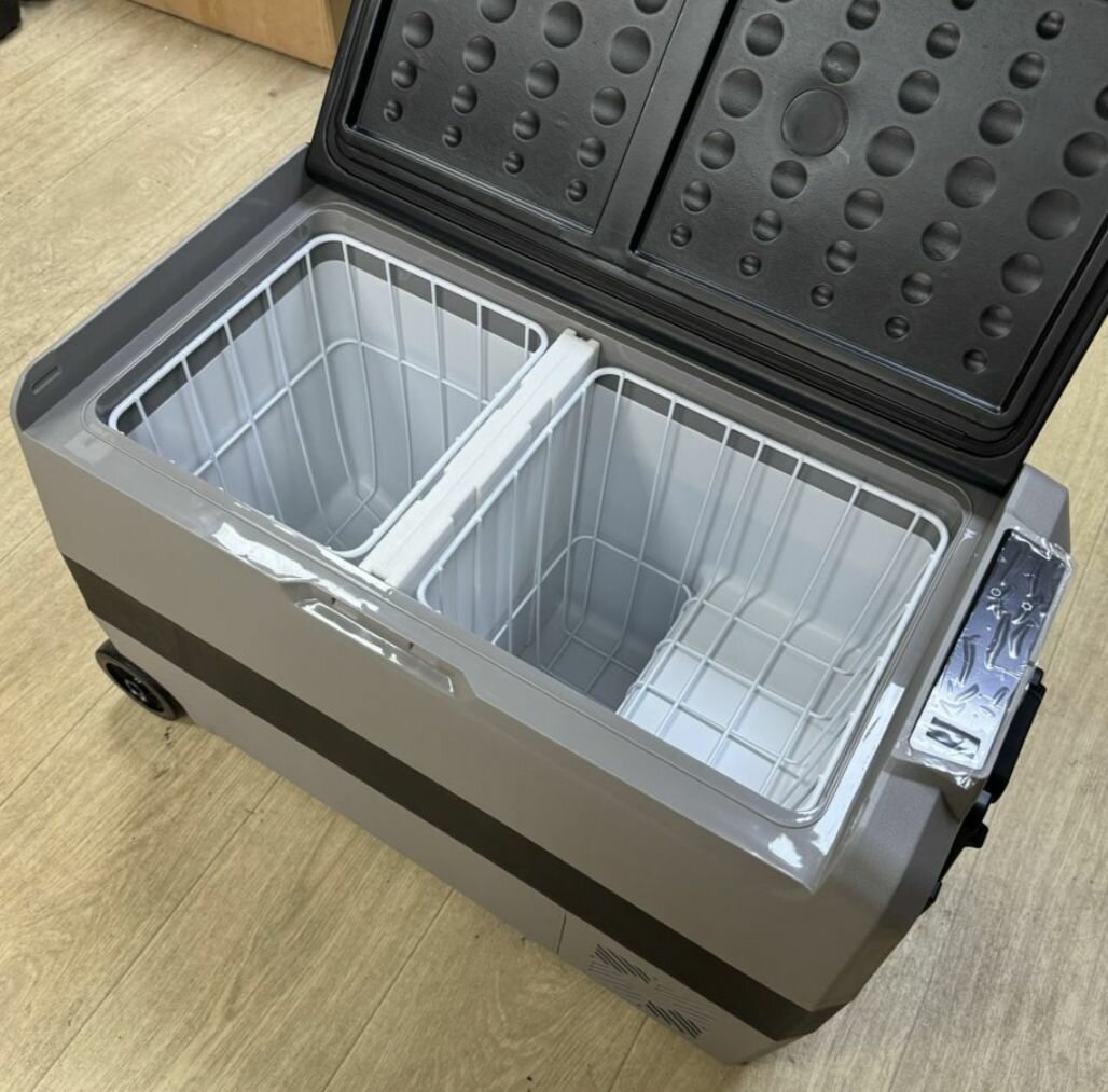 Холодильник автомобильный Alpicool T50, компрессорный, 50 литров, 2 камеры, 60 Вт