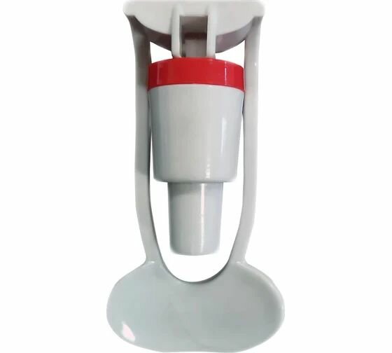 Кран № 2 Aqua Work горячий, белый, наружная резьба 10253