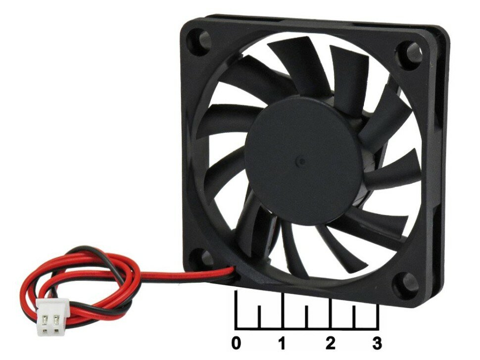 Вентилятор 24V 0.15A 60*60*10мм (разъем 2pin)