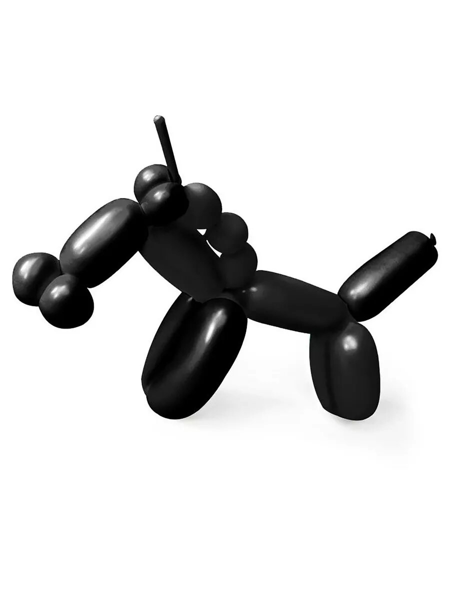 ШДМ Черный, Пастель / Black, латексный шар (260" ) 100 шт. / DECOBAL, Вьетнам