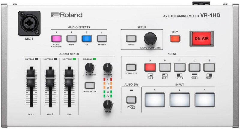 Видеомикшер Roland VR-1HD, цифровой, широкий диапазон настроек