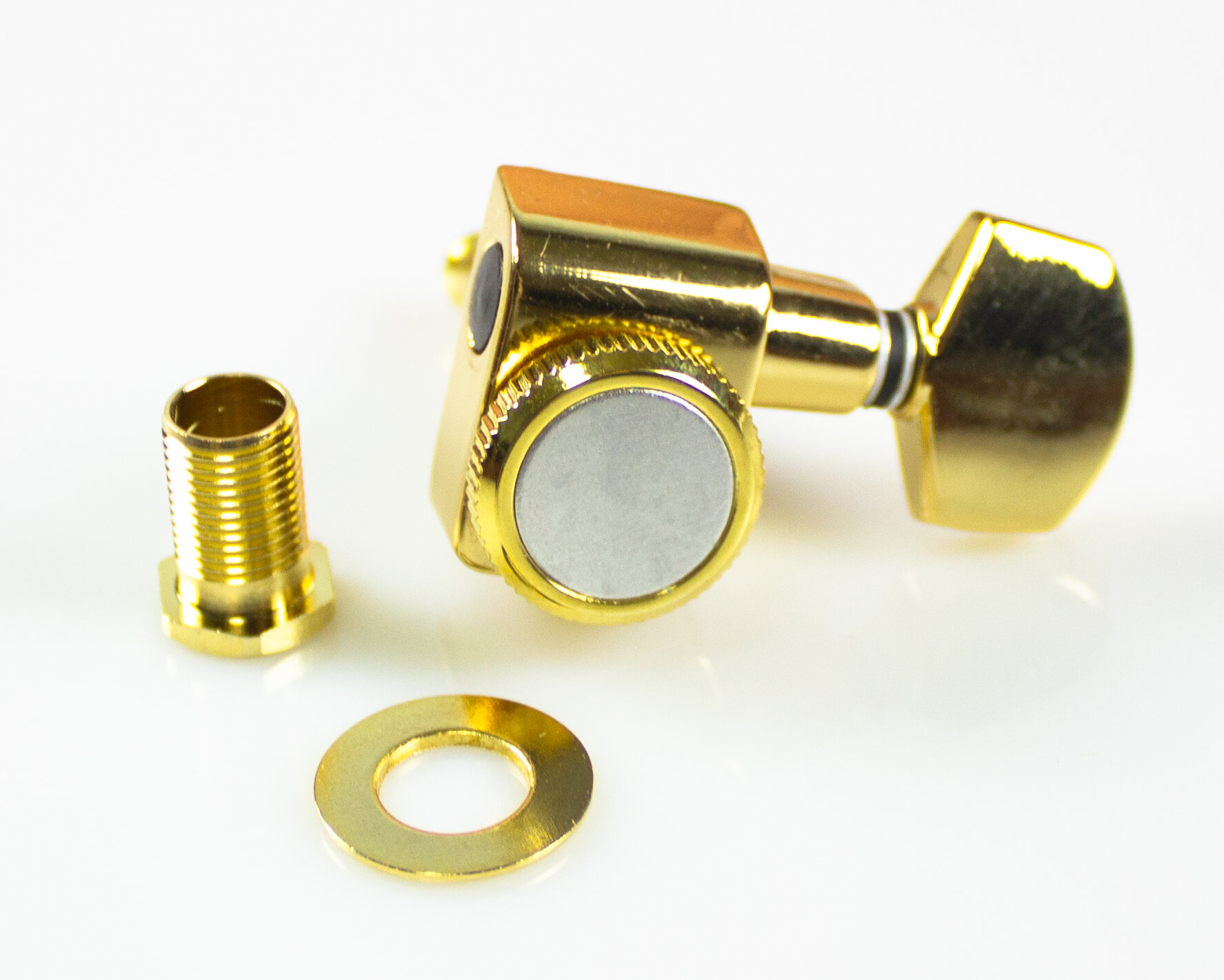 Колки 6 в линию, локовые Musiclily MX1510GD-6, золото