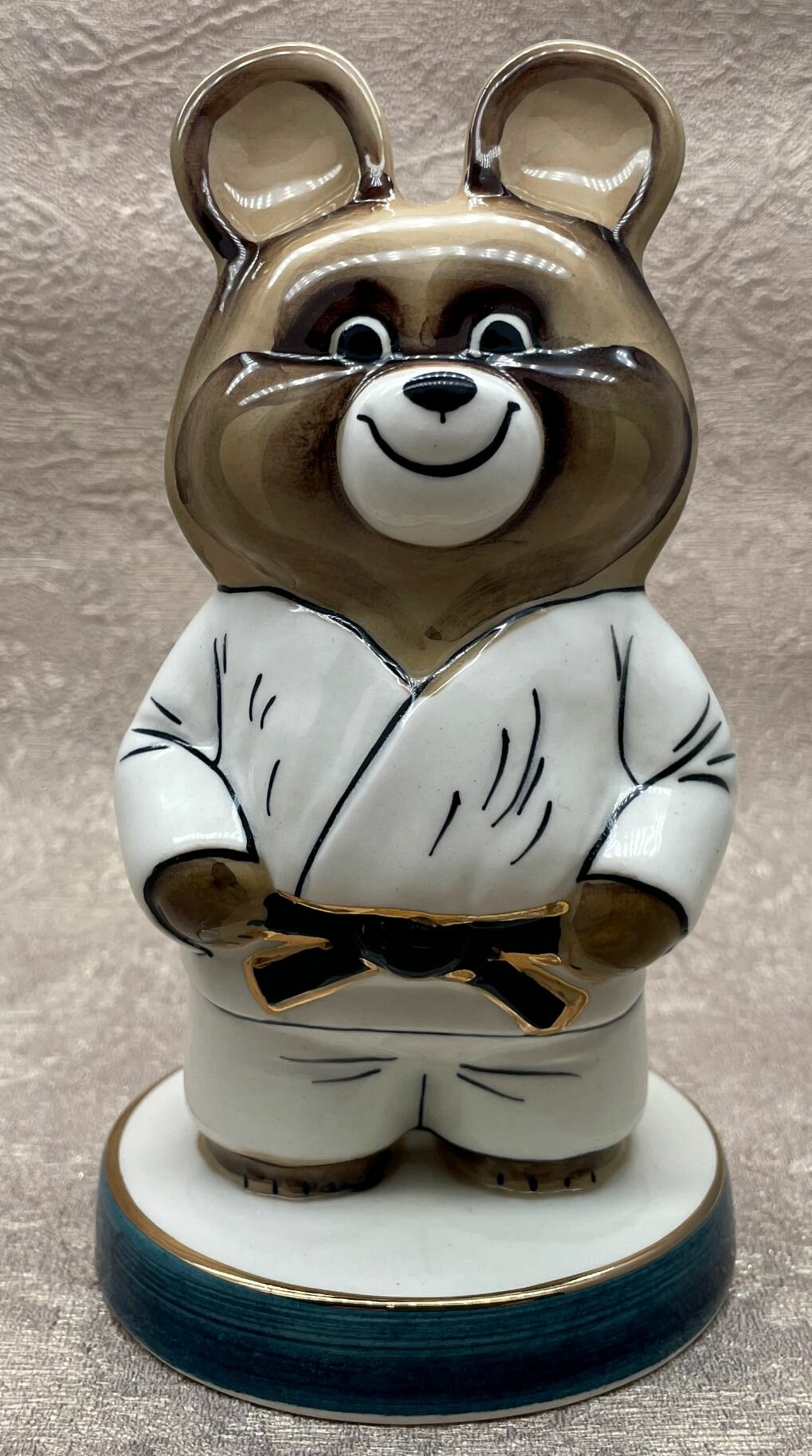 Олимпийский мишка 1980 Борец, каратист, дзюдоист. Современное производство Вербилки