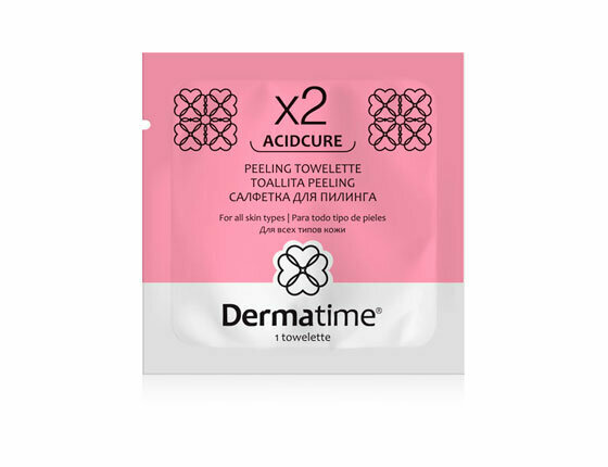 Х2 ACIDCURE Peeling Towelette - Салфетка для пилинга Dermatime 1ш.