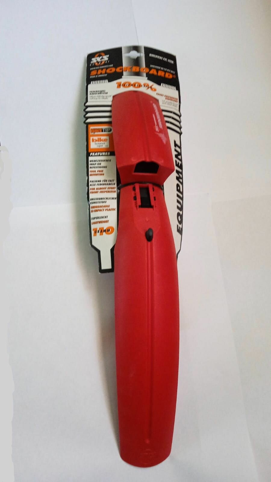 Крыло переднее SKS, модель "Shockboard", цв. красный, (блистер)