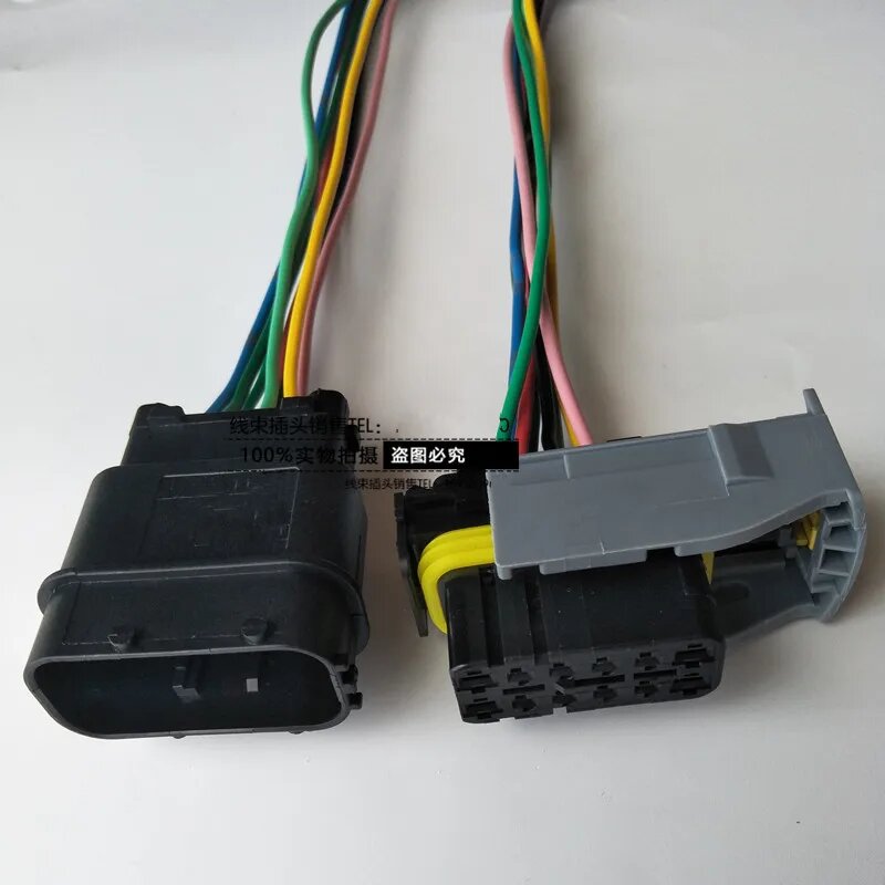 Разъем фары Maserati с проводом, 12pin, 284849-1