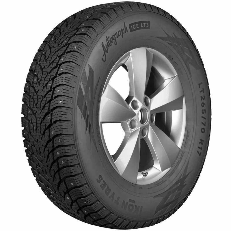 Зимние шипованные автошины для внедорожников Ikon Tyres Autograph Ice LT3 245/75 R16 120/116Q (Россия)