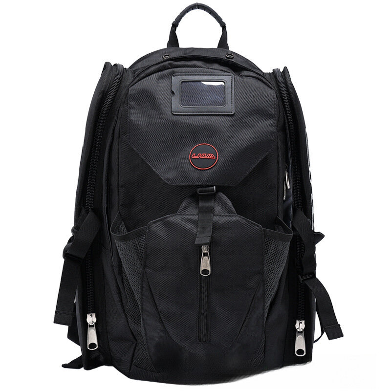 Рюкзак, для коньков, черный, большой размер