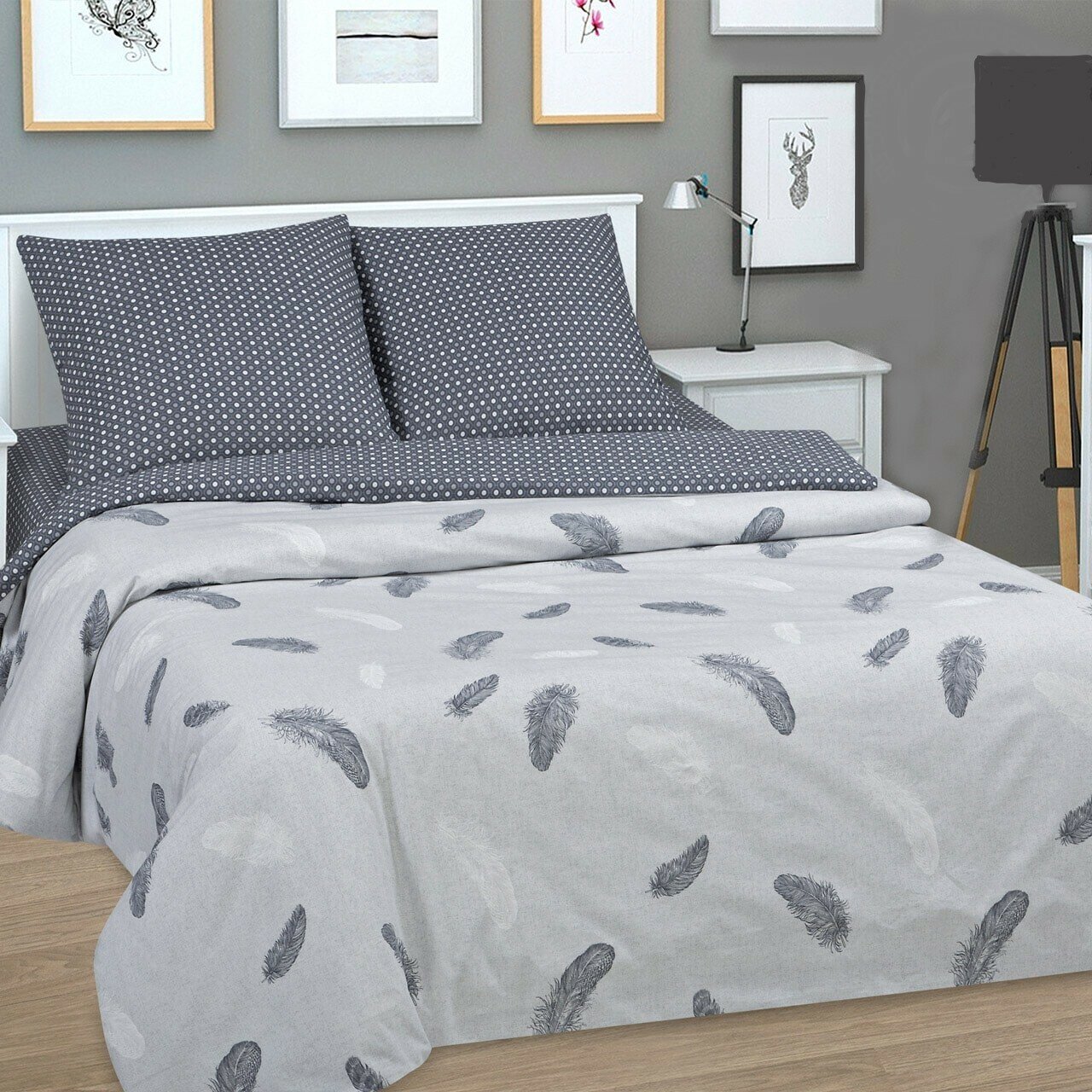 Постельное Белье Евро Феникс арт. 914 Поплин, Наволочки 70x70