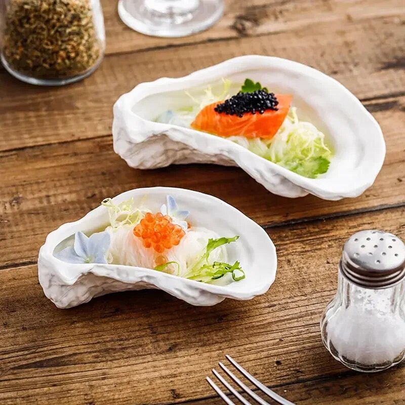 Керамическая миска DIVEDEER в форме устрицы