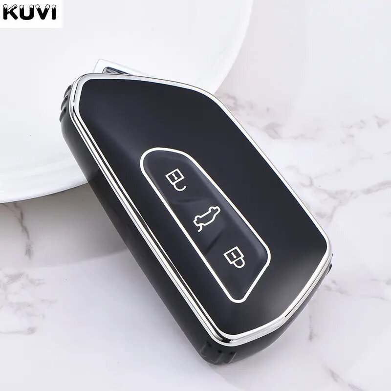 Чехол на ключ VW Skoda Seat, D Black