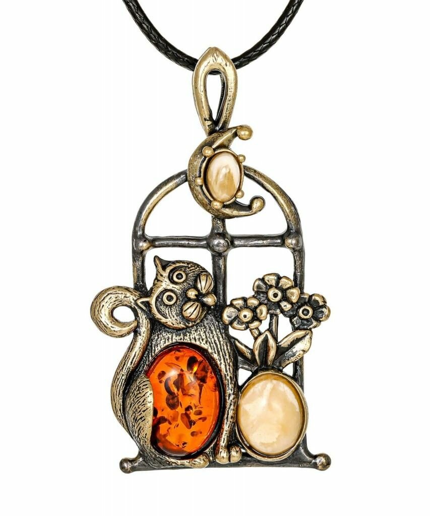 Подвеска, янтарь