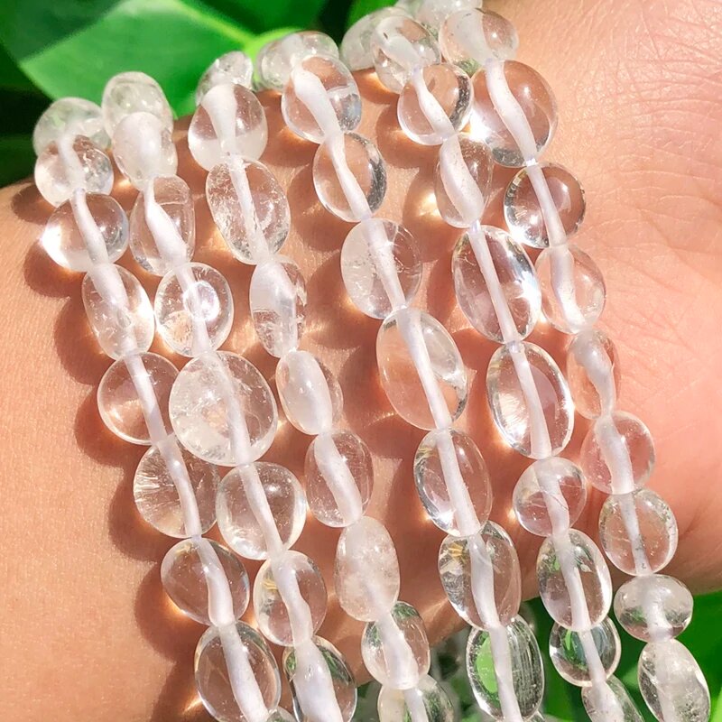 Бусины из кварца Clear Quartz 5-7 мм