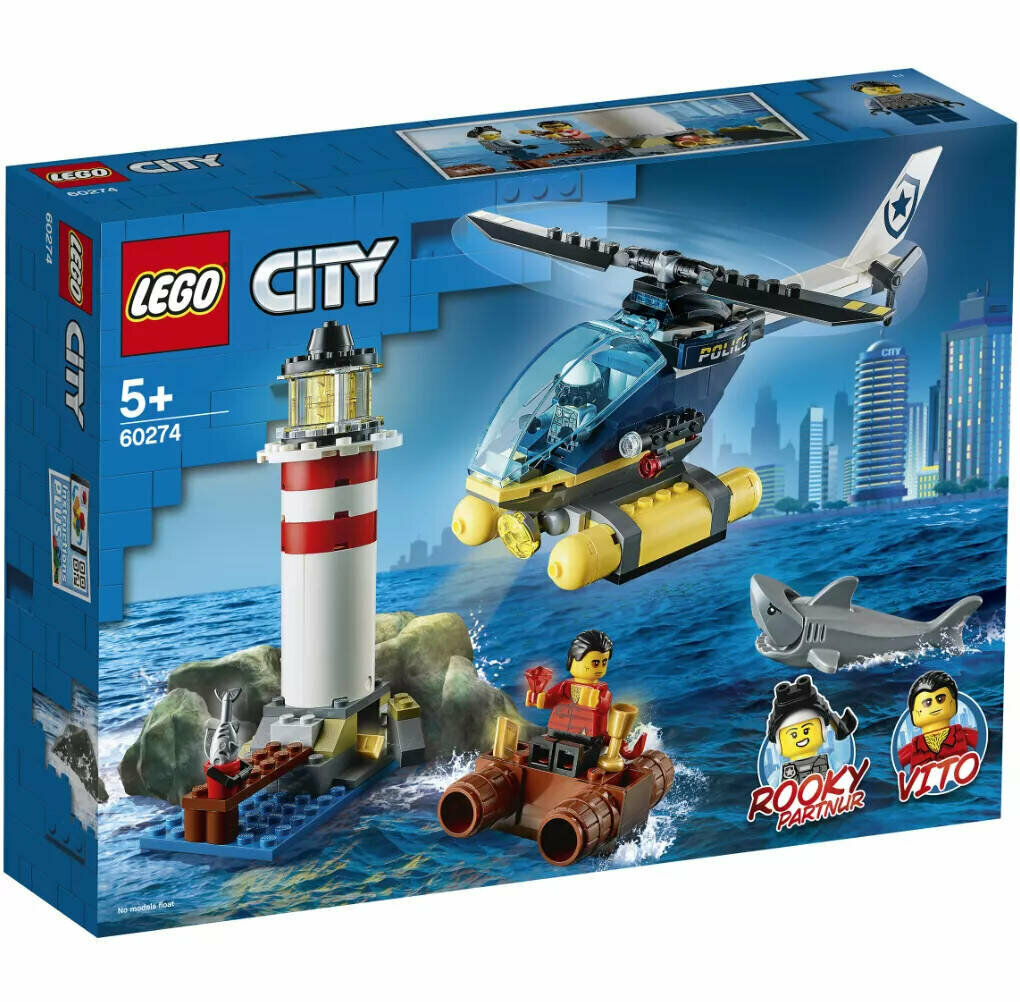 Конструктор LEGO City 60274 Морская полиция: захват на маяке
