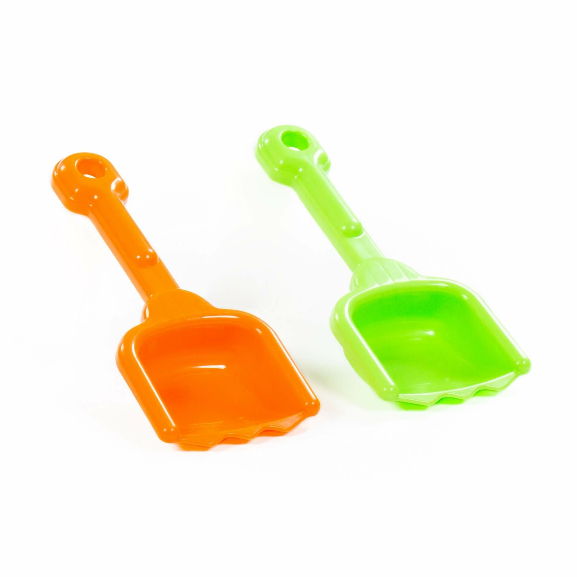 Совочек Полесье №8, пластик, для песочницы, с лопаткой, 10 шт.