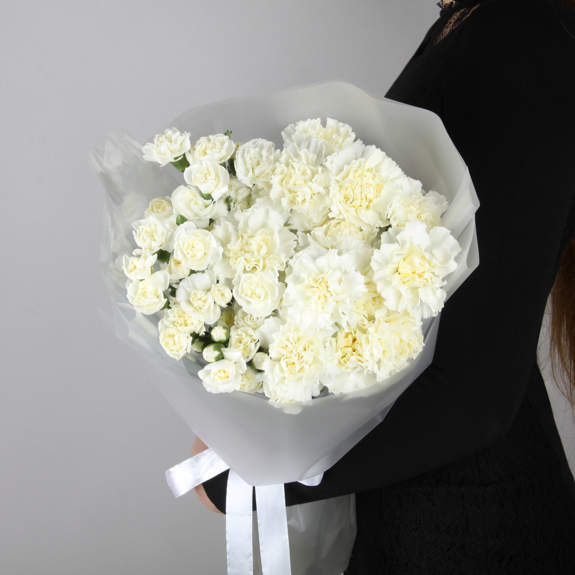 Микс из 29 белых диантусов