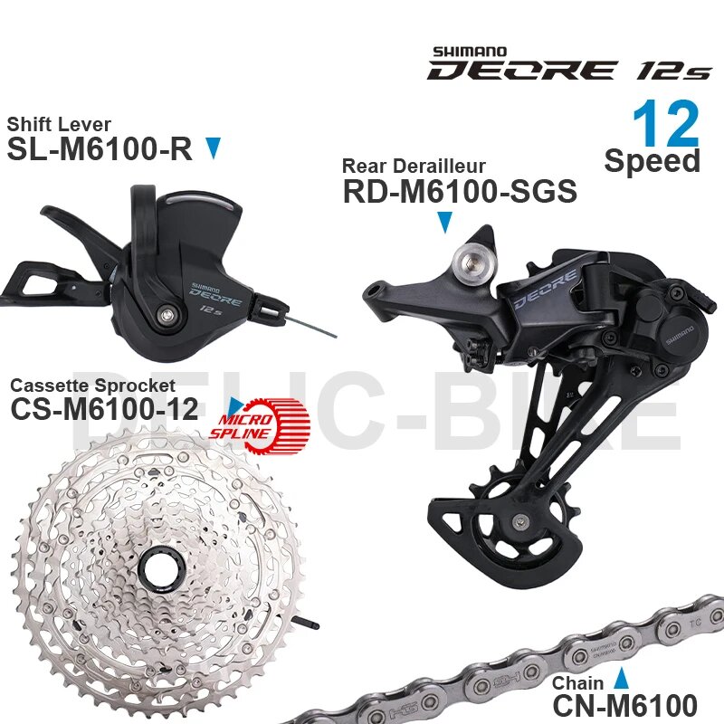 SHIMANO DEORE M6100 12-скоростной групповой набор