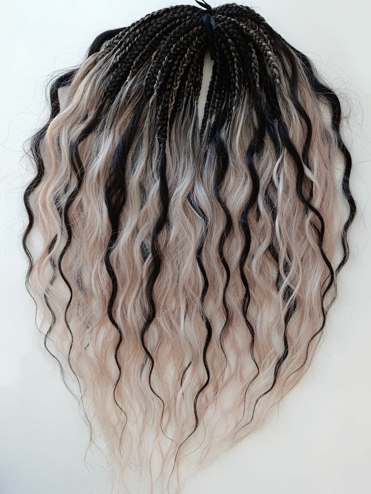 ДЕ косы с кудрями