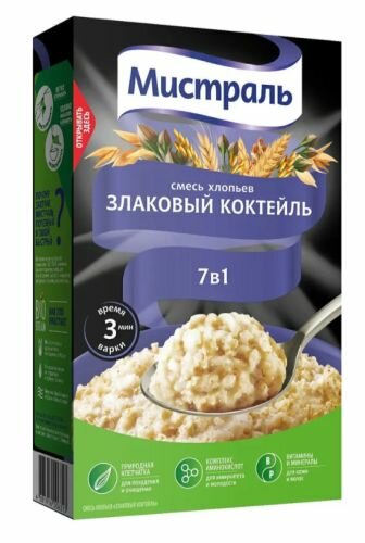 Мистраль Смесь хлопьев, Злаковый коктейль, 400 г