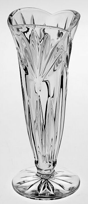 Ваза на ножке "Small vase", 17 см, хрусталь, Crystal Bohemia/ БПХ188