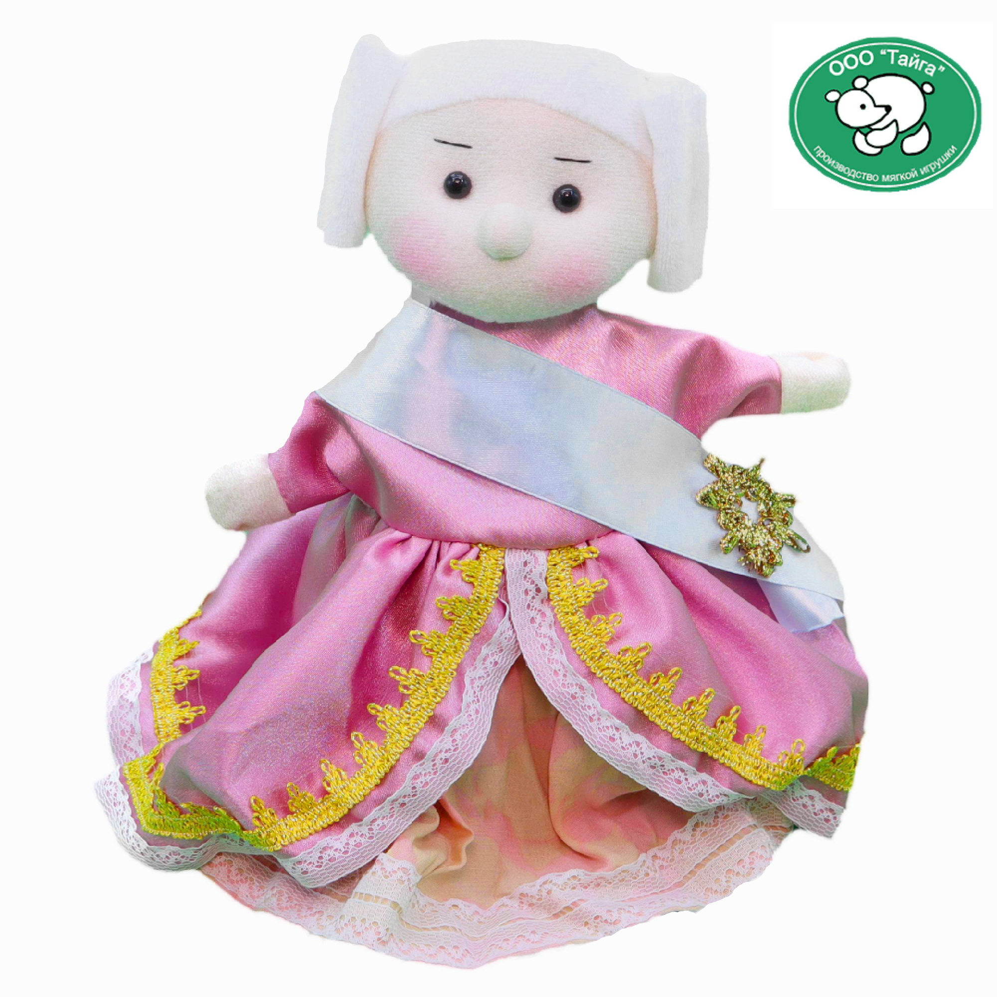 Мягкая игрушка на руку "Тайга" для детского кукольного театра "Екатерина", кукла-перчатка