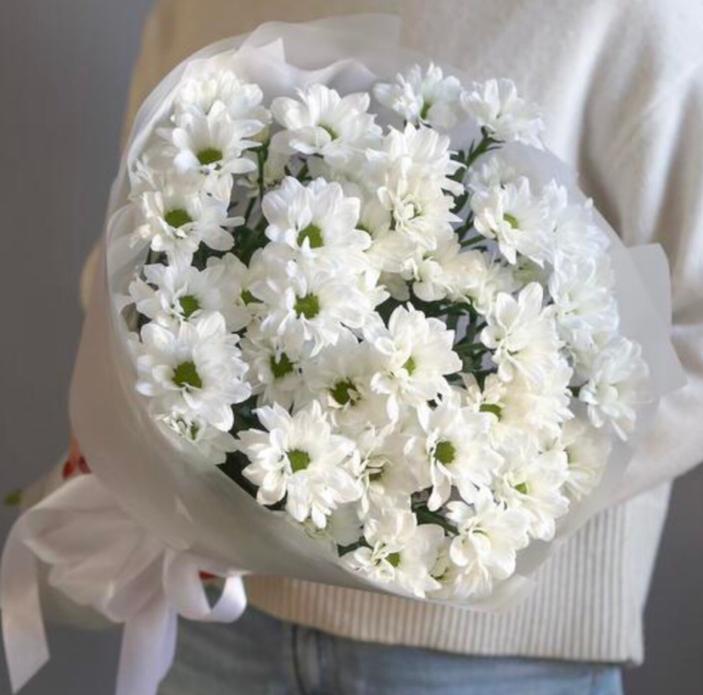 Букет хризантемы ромашки (7)