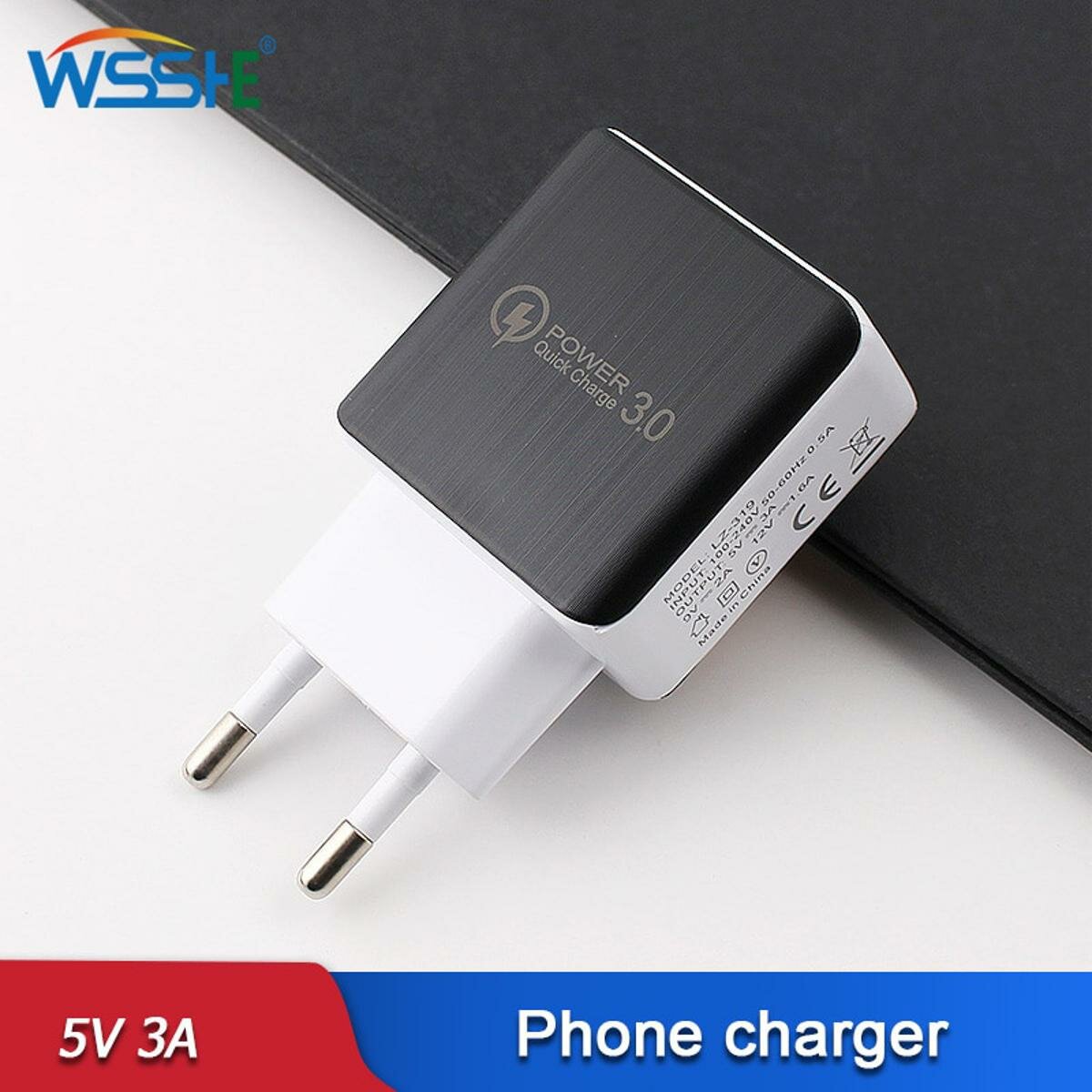 Порт быстрой зарядки 5V 3A 15W USB телефон зарядное устройство EU Plug быстрая зарядка для iPhone 11 Pro S10e One Plus 9r адаптер питания