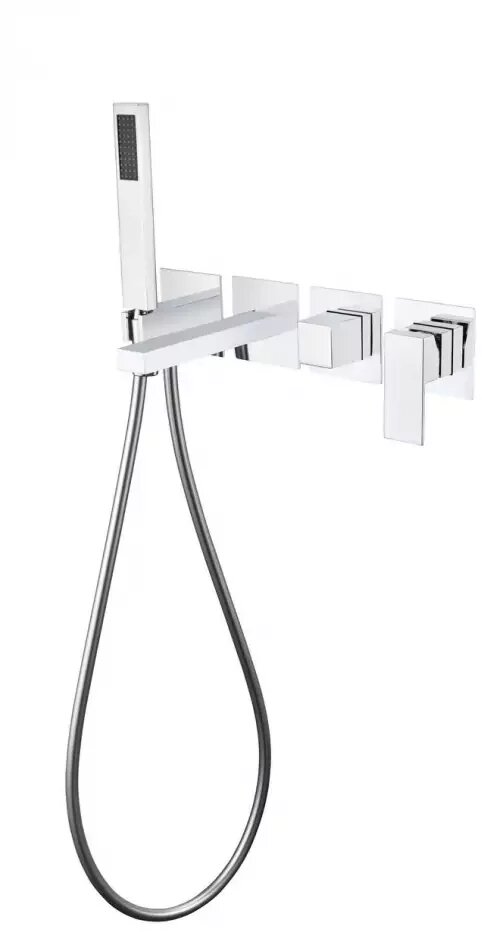 Смеситель для ванны скрытого монтажа Grocenberg GB5060 Хром