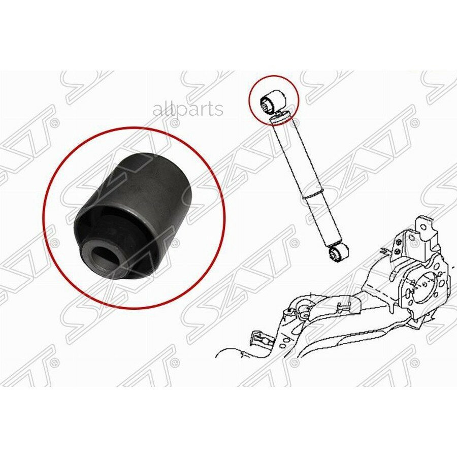 SAT ST-E6210-JD04A-B2 Сайлентблок Nissan Qashqai 06-13 / Dualis 07-14