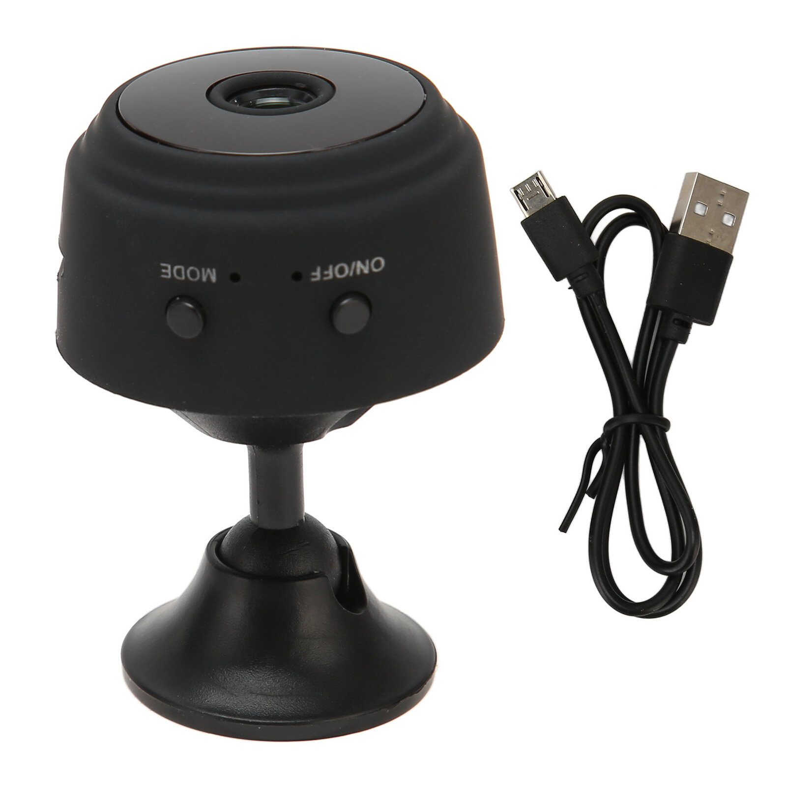 Камера наблюдения 1080P 150 Широкоугольный объектив Ночного видения Обнаружение движения Циклическая запись Управление через приложение для дома