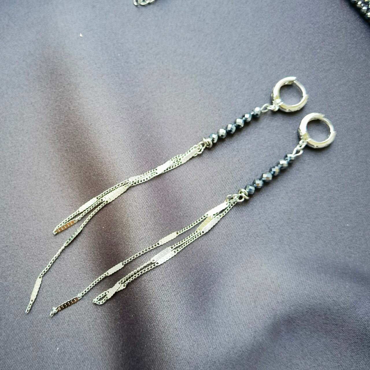 Серьги цепочки