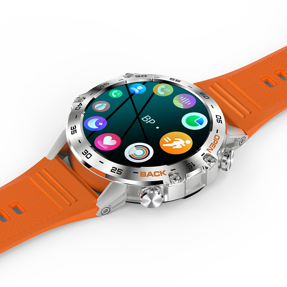 K52 Smart Watch with BT Call for Android/iOS 1.39' Large IPS Screen Smartwatch Heart Rate Sleep Step Monitor Waterproof Sport Watches