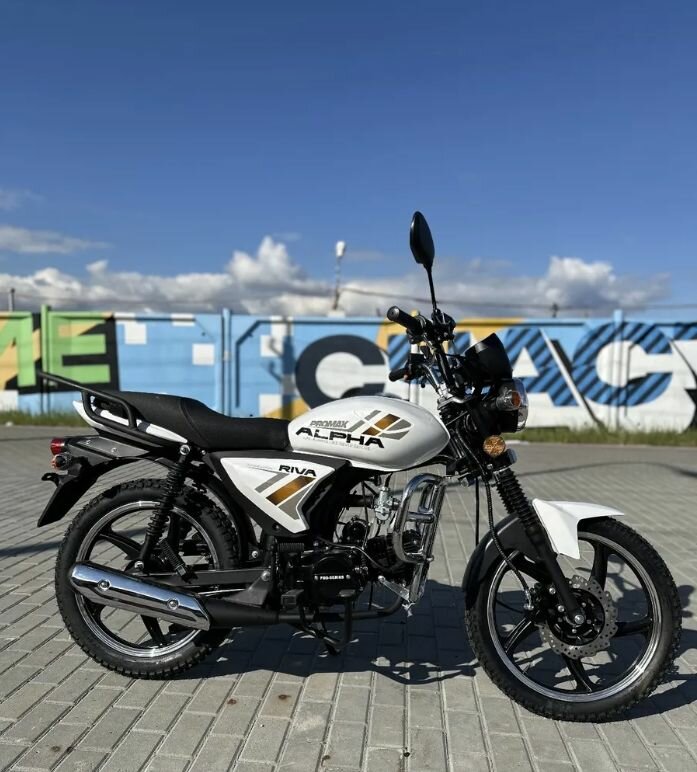 Собранный Мопед PROMAX альфа RIVA 130 (49) Мопед Альфа