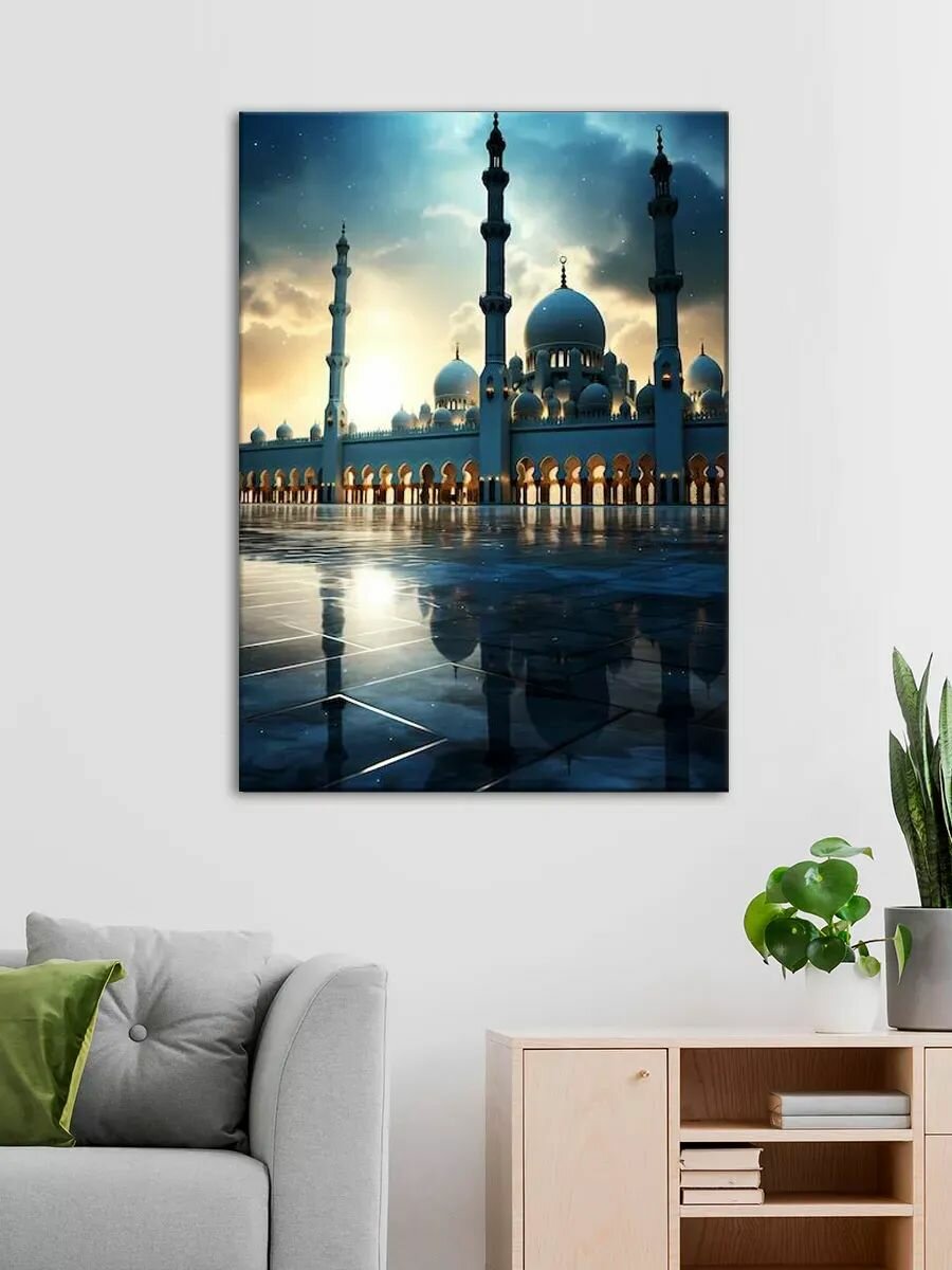 Картина на стену "Мечети и их архитектура", 30х40 см