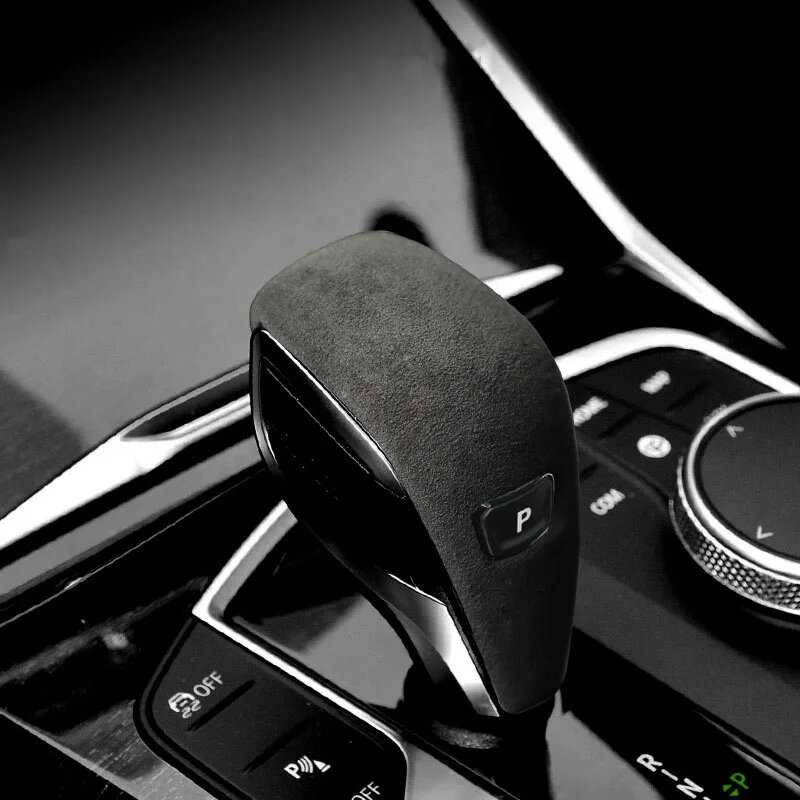 Накладка для BMW 3 серии 2020-2022 4 серии 2021-2022 Z4 2021-2022 X3 X4 2021-2024 Автомобильная замшевая ручка переключения передач, крышка переключения передач
