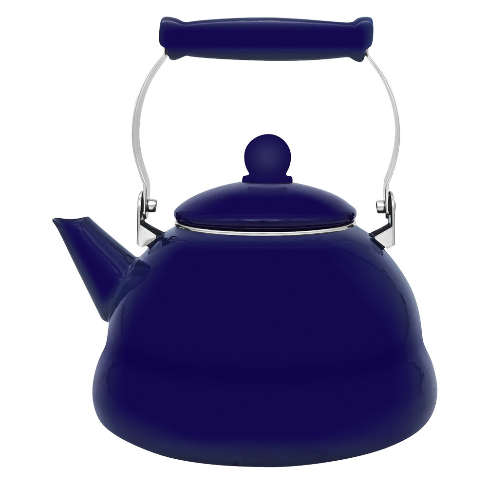 Чайник эмалированный для плиты без свистка 3 литра для индукции