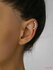 Серьги одиночные, искусственный камень, серебряный