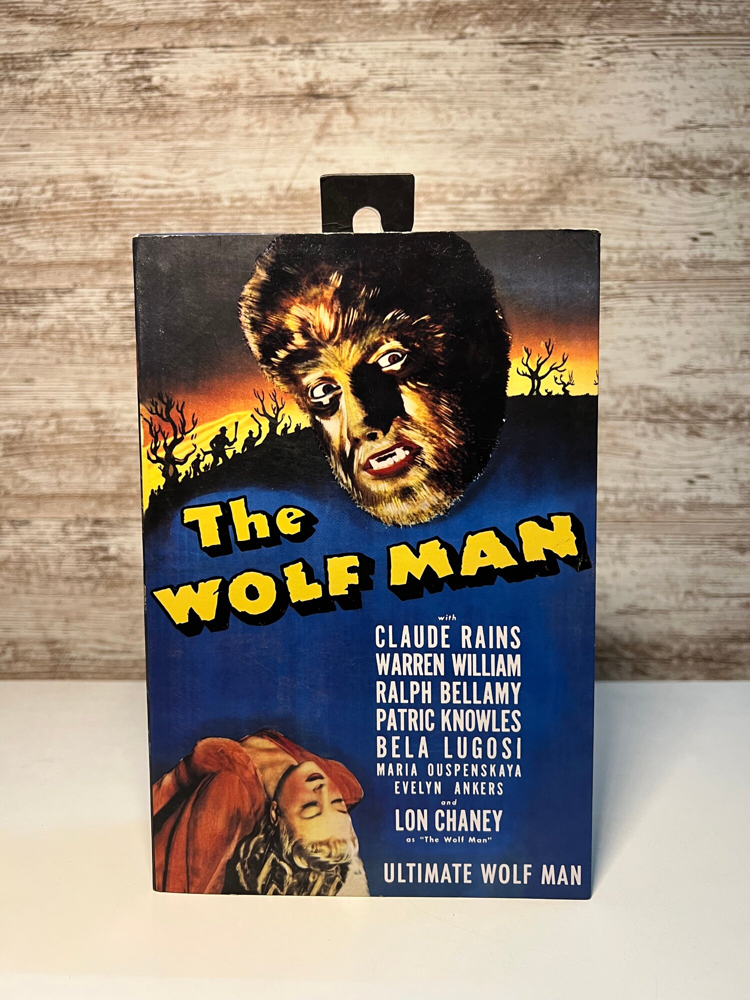 Фигурка Человек-волк, Ultimate The Wolf man, 18 см сменные головы и аксессуары в комплекте, от Neca