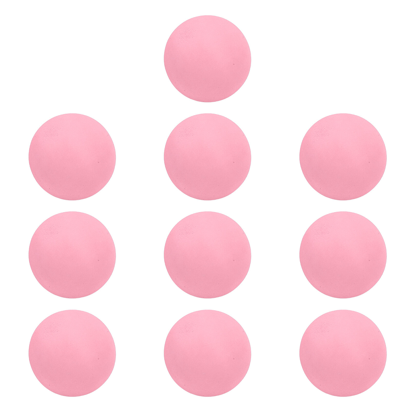 10 шт. Мягкие поролоновые мячики для гольфа 65 мм для тренировки в помещении и на улице, розовые