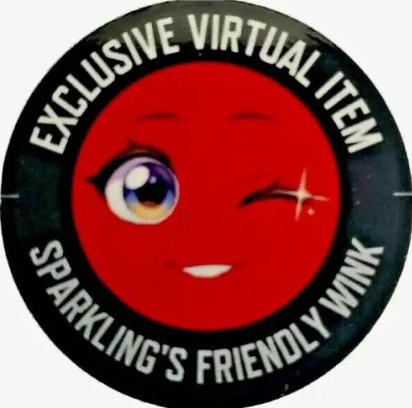 Карта сбора кода лица, виртуальные элементы, звездное лицо, дружелюбное мунцо, лицо русалки, роллокс, звездное женское общество, цифровая доставка, Красный