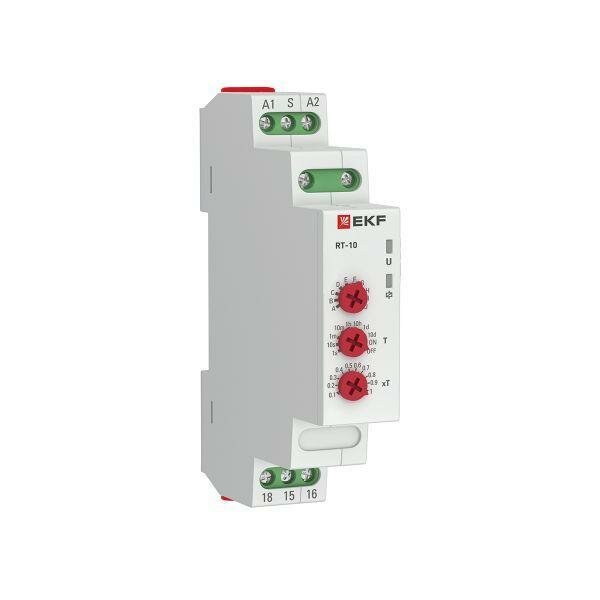 Реле времени EKF винтовые клеммы, 8 А, IP20, 17х90х65 мм