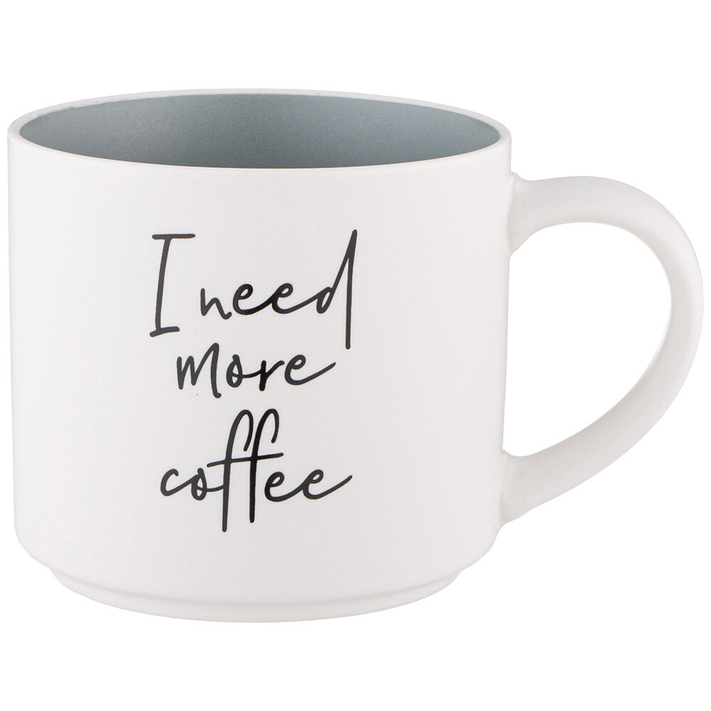 Кружка 260-982 i need more coffee 470 мл