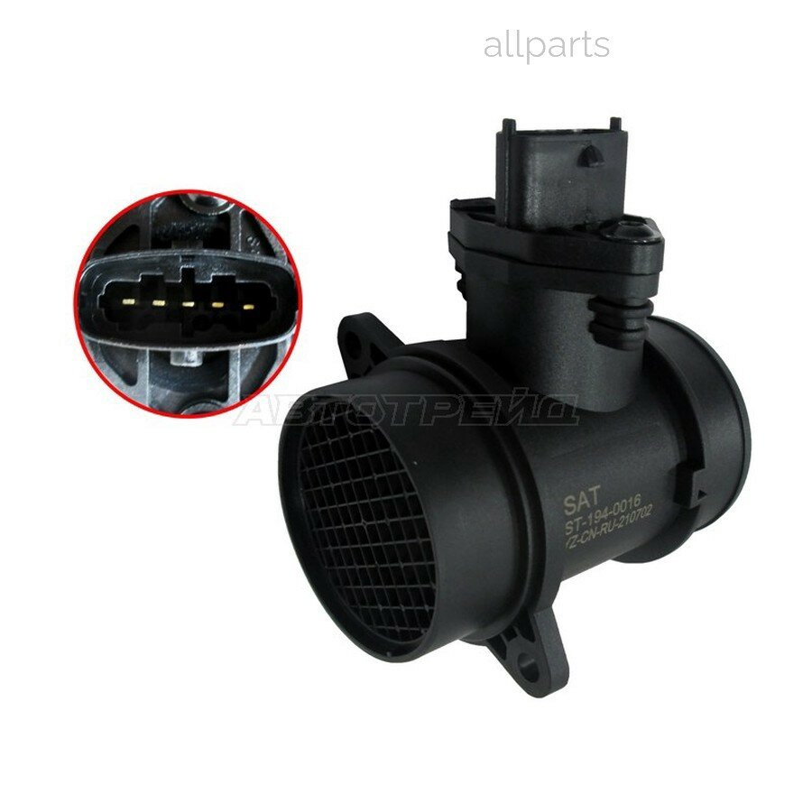 SAT ST-194-0016 Датчик расхода воздуха Hyundai Accent 99-17 / Getz 02-11