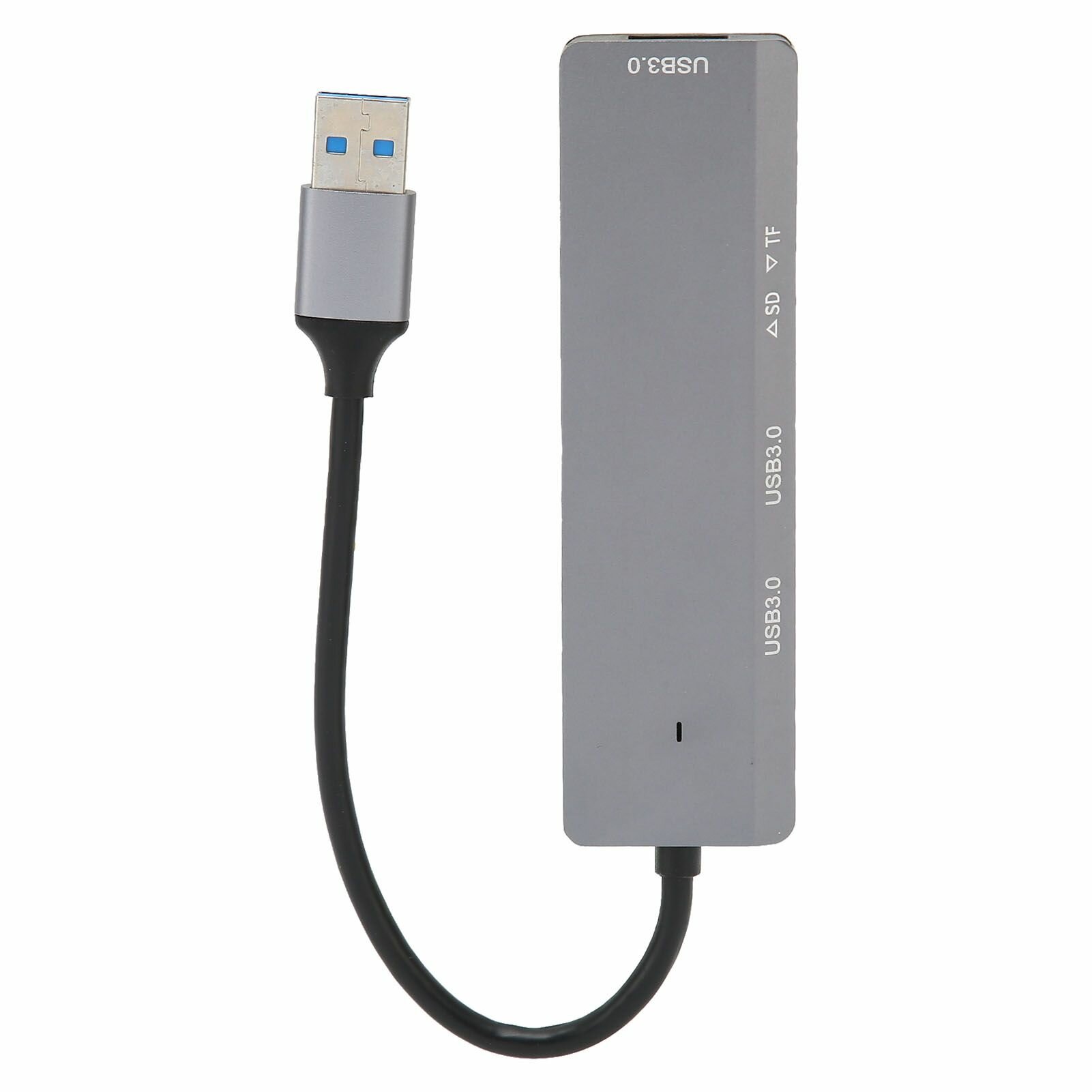 USB-концентратор 3xUSB 3.0, слот для карт памяти, алюминиевый корпус, рассеивание тепла