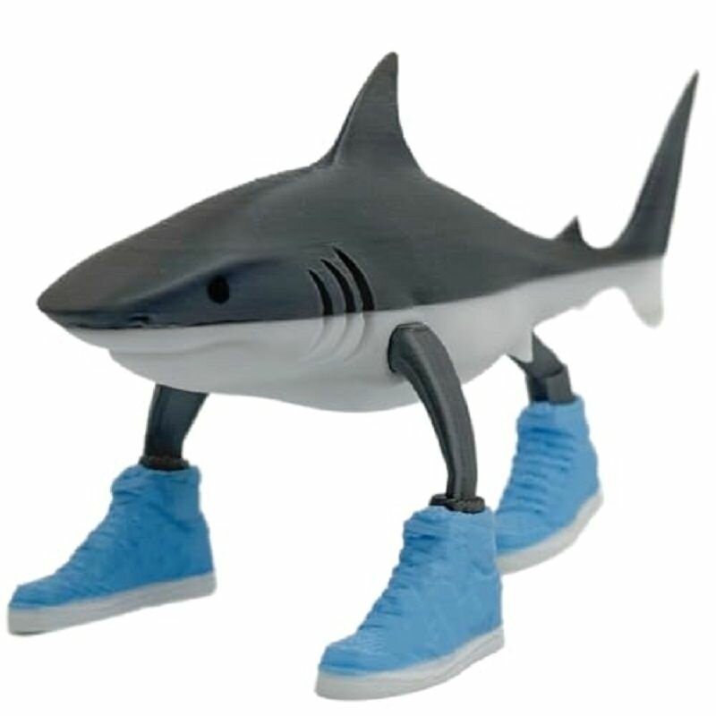 Декоративная игрушка акула, 3D-печать, 130 мм