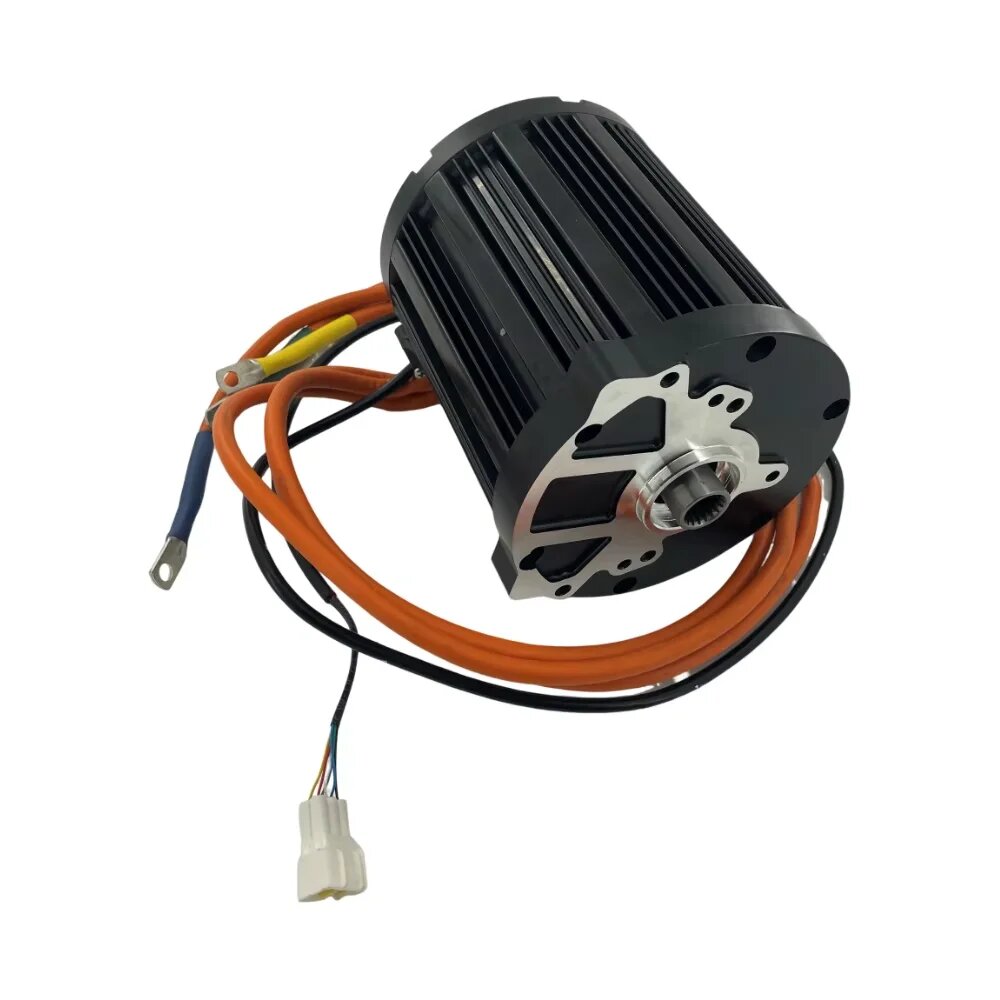 QS MOTOR 138 90H 4000 Вт PMSM электродвигатель для квадроцикла UGV трехколесного велосипеда 72 В бесщеточный с центральным креплением внутренний шлицевый вал