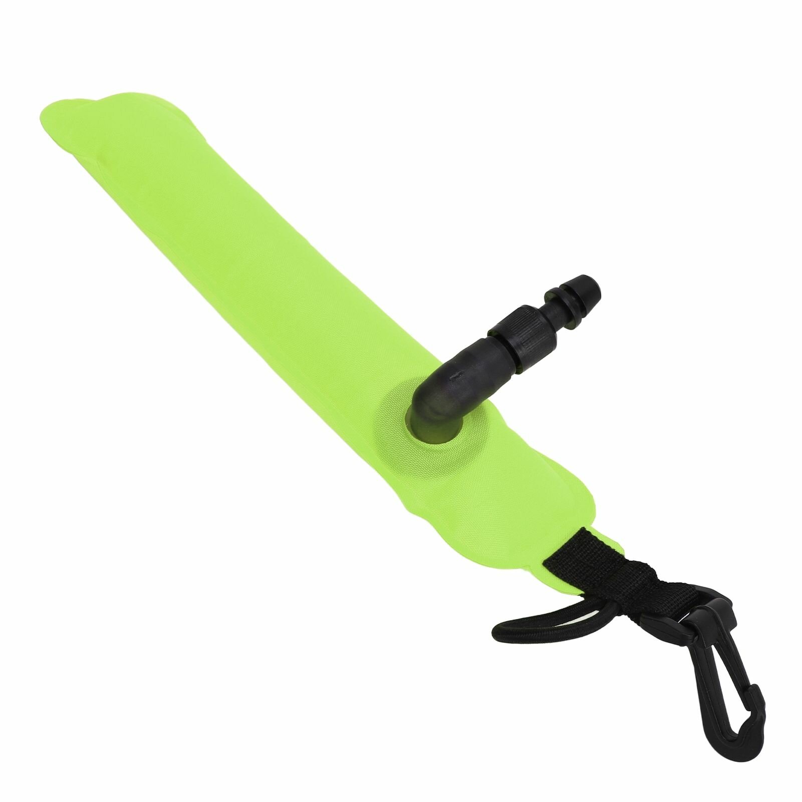 Миниатюрный буй для дайвинга SMB из водонепроницаемого нейлона яркого цвета высокой видимости, плавающий снаряд для подводных занятий, флуоресцентно-желтый, 1 шт.