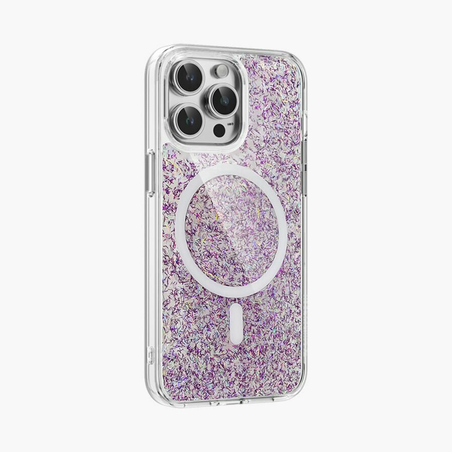 Чехол Keephone Magsnap Glitter для iPhone 15 Pro Max, блестящий.