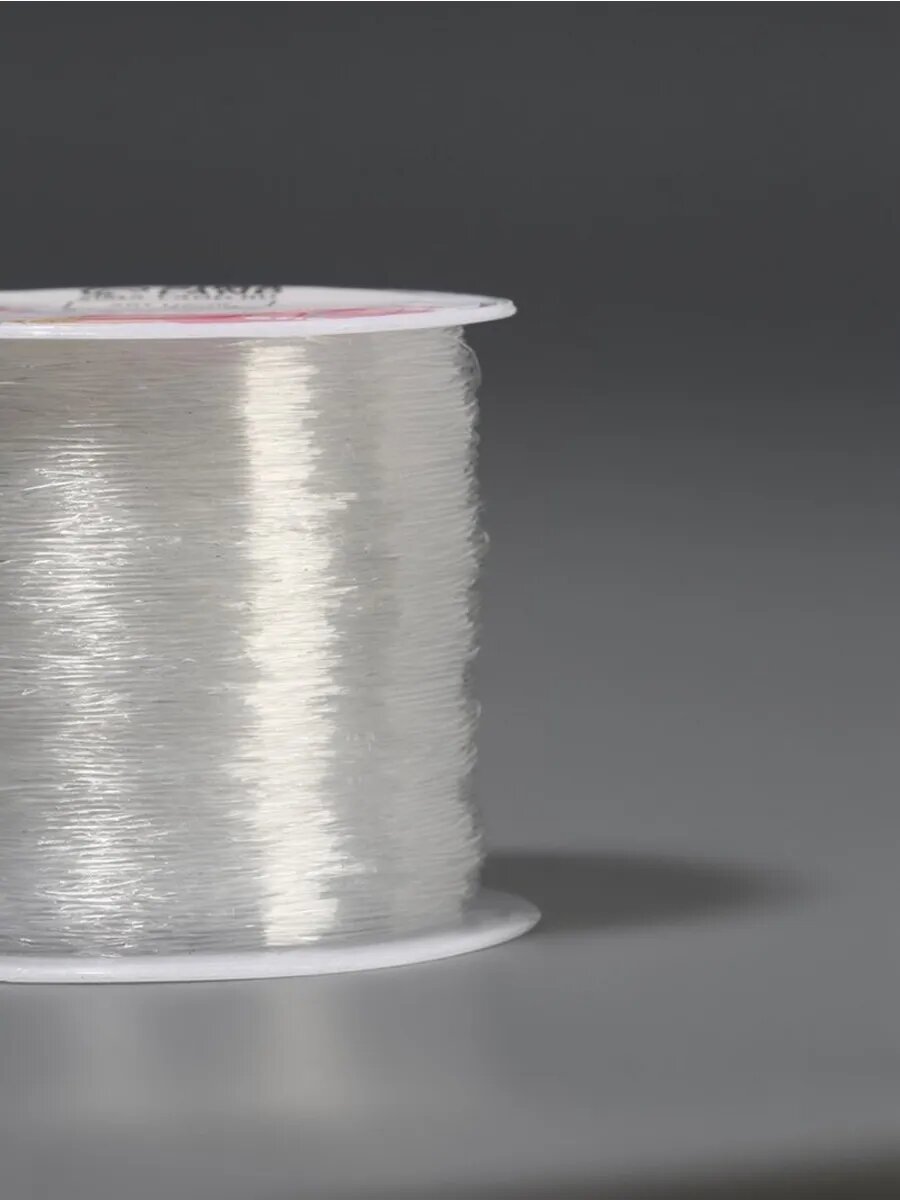 Эластичная прозрачная силиконовая нить для плетения