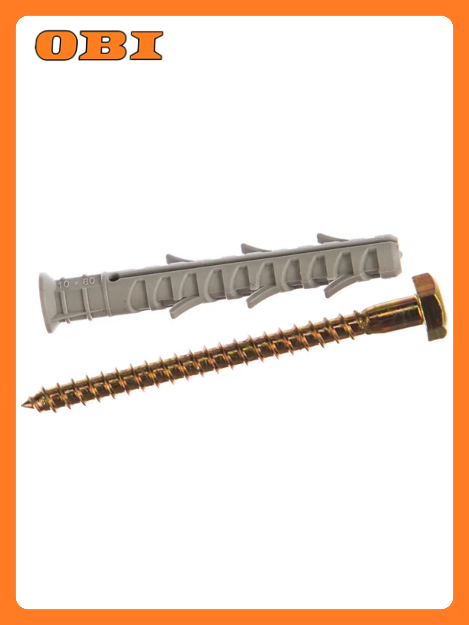 Фасадный дюбель TSX 10х80 (6 шт)